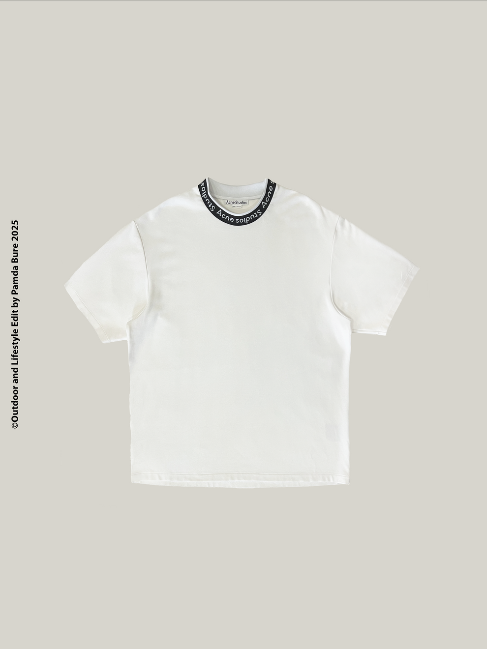 เสื้อยืด Acne Studios Extorr Logo Rib สีขาว - ไซส์ L (M) – Outdoor and ...